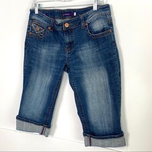 Vigoss | Shorts | Vigoss Capri Jeans Shorts Size 1 | Poshmark